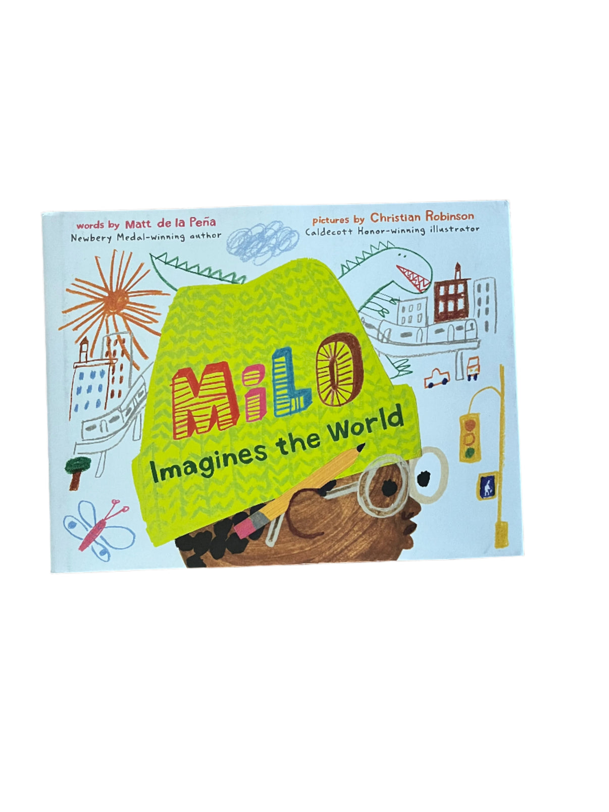 Milo Imagines the World by Matt de la Pena – The Story Bee Atlanta